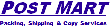 Packing, Shipping, Mailing | Provo, UT | Post Mart Provo